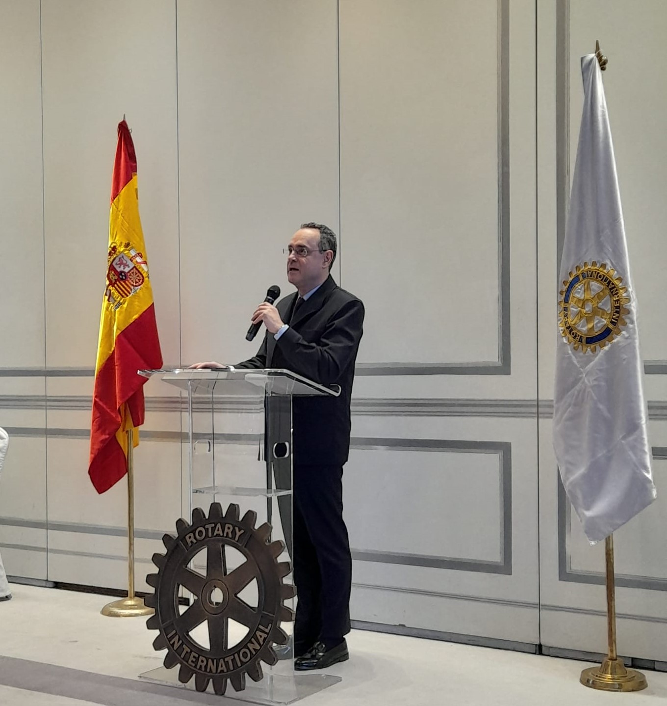 07 Marzo 2023, Hotel Palace, con Don Pedro Baños - Rotary Club Madrid
